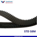 STD S8M-800 100 Teeth Timing Belt Replacement or STD 800-S8M,