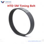 HTD 255-5M Timing Belt Replacement 51 Teeth,HTD 5m-255,any width
